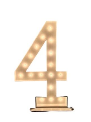 Marquee Numbers & Letters - Table Top Party Rentals