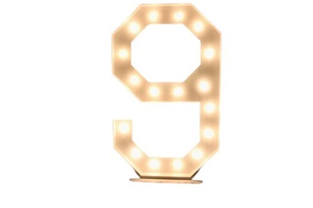Marquee Numbers & Letters - Table Top Party Rentals