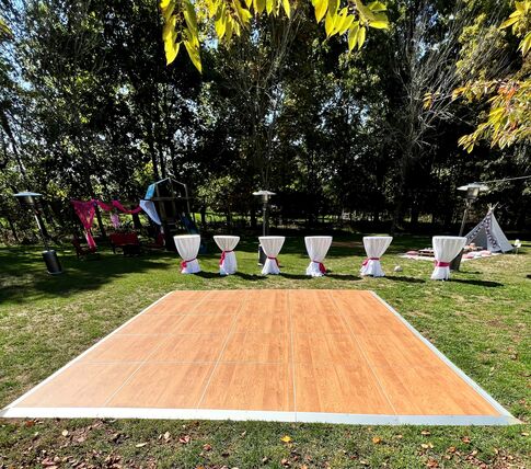 Diy outdoor wedding dance floor 60 photos - Astyledwedding.com