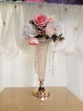 Rose Gold Tree Centerpieces