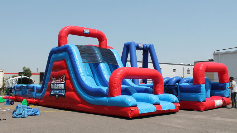 National Guard Inflatable Obstacle Course