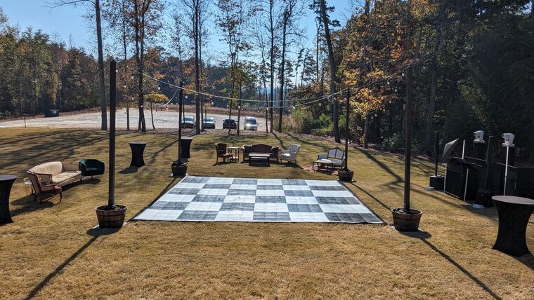 Diy outdoor wedding dance floor 60 photos - Astyledwedding.com
