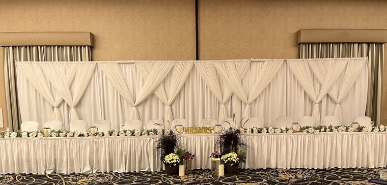 Wedding head table backdrop ideas 60 photos - Astyledwedding.com